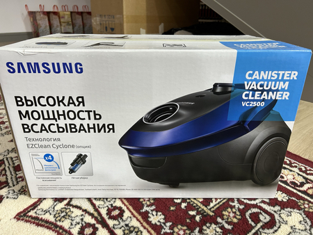 Пылесос Samsung синий