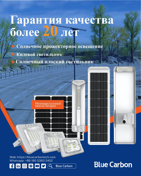 Blue Carbon led panel chiroqlarimiz