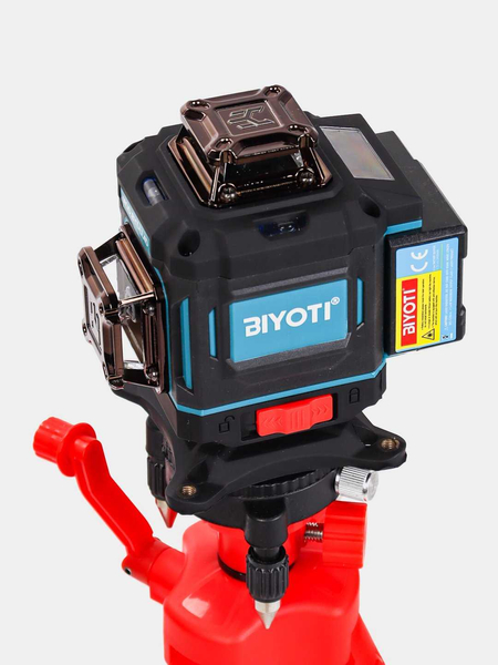 Лазерный уровень с функцией управления по телефону Biyoti BYT-LL4D