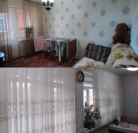 Продается 3 комнатная переделана в 4.Актепе круг Чиланзар