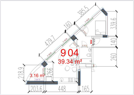 Акай Сити  2/9/10 Супер планировка 40м² 2025 топширилади