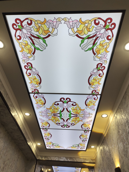 Оргстекло,Ромбик зеркало душавой кабина  витраж