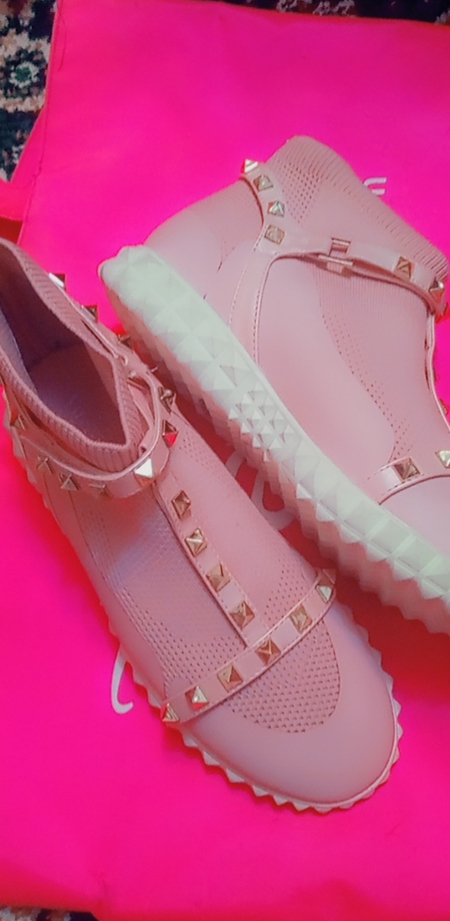 Valentino высокие кроссовки.