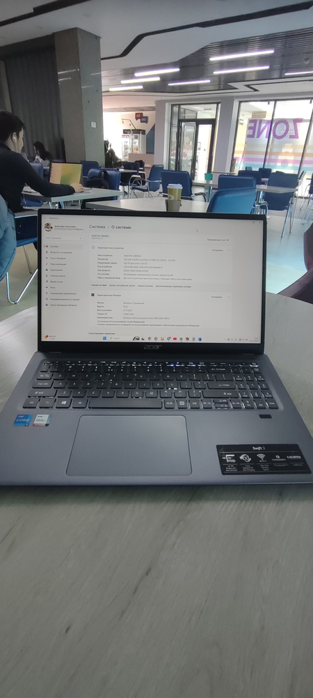 Acer swift 3  i5 11300H 3.11Ghz 16/512