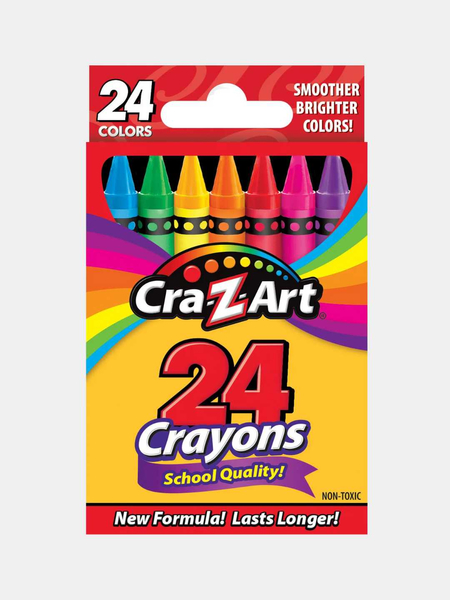 Цветные мелки CRA-Z-ART для детей, 24 шт