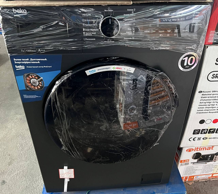 (7кг) Beko Стиральная машина модернизированного типа Inverter + Steam