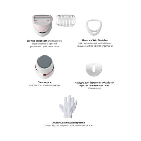 Эпилятор Philips BRE730/10 Epilator Series 8000