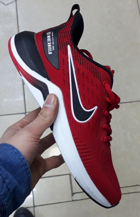 Nike Zoom Мужские кроссовки летние красные с белым.
