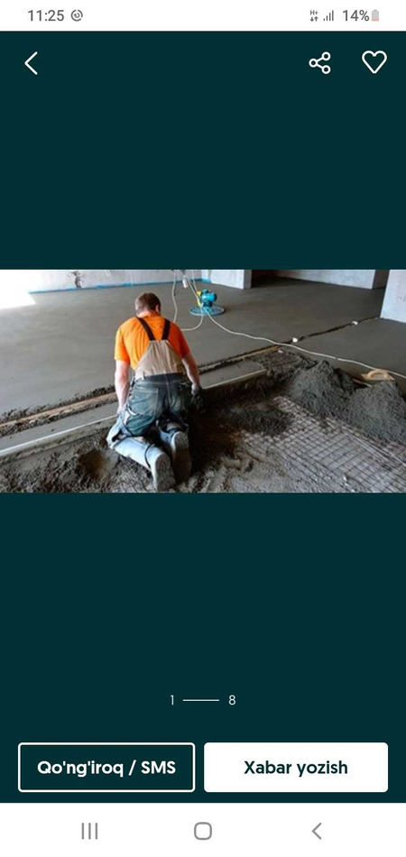 Стяшка устаси тез сифатли қиламиз келишилган нархда лазерда сувоқ хам