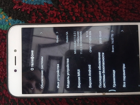 Redmi 5A с гарантией