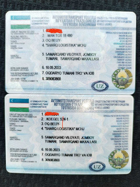 MAN yuk mashinasi sotiladi