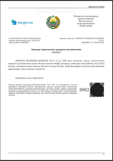 Onlayn davlat xizmatlari