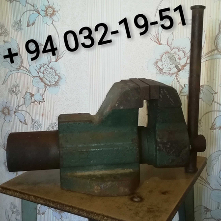 тиски, фрезерный диск, абразивный камен, кровать, стол, вешалка,