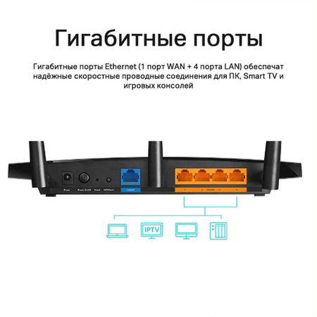 TP-Link Archer A8  AC1900 MU-MIMO гигабитный Wi-Fi роутер     (NT6512)