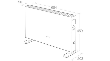 Обогреватель Xiaomi SmartMi Electric Heater Smart Edition 1S