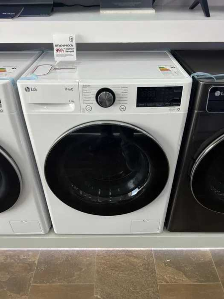 Стиральные машины LG AI DD, 8.5 кг F2V9GW9W Steam+, TurboWash39, ThinQ
