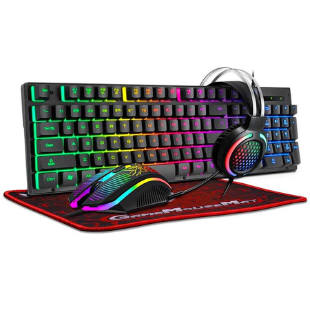 Kompyuter Uchun 4x1 da Keyboard Mouse Nauahnik va Kovrik Dostavka bor