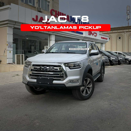 JAC T8 Pickup bilan har bir safar o'ziga xos bo'ladi.