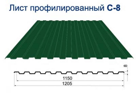 Profnastil Xitot Rassia 48000 min kv mt