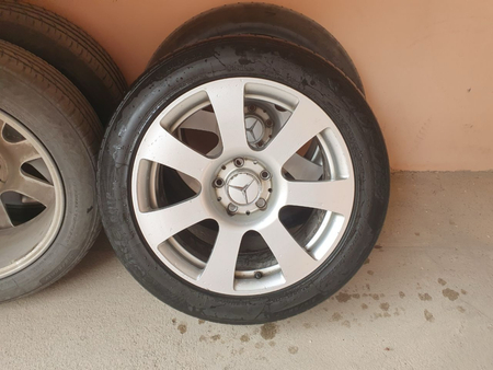 215/55 R17 от Mers 221 оригинал диски без сварки в хорошим состаяние