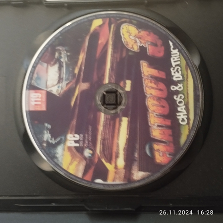 Flatout 3 Dvd диск