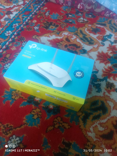 Router . 2 ta shohli yangi korobka