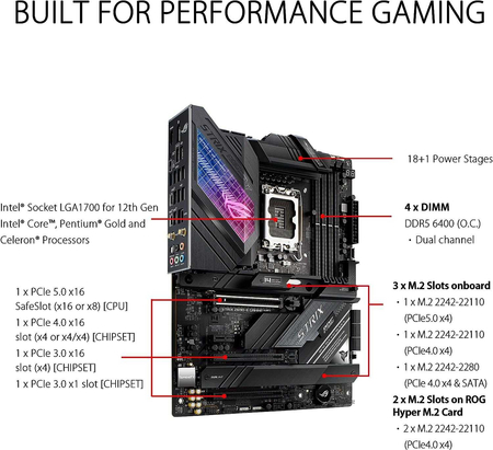 ASUS ROG Strix Z690-E Gaming WiFi 6E, PCIe 5.0, DDR5