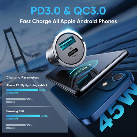 45 W Joyroom avtomobil zaryadlovchi