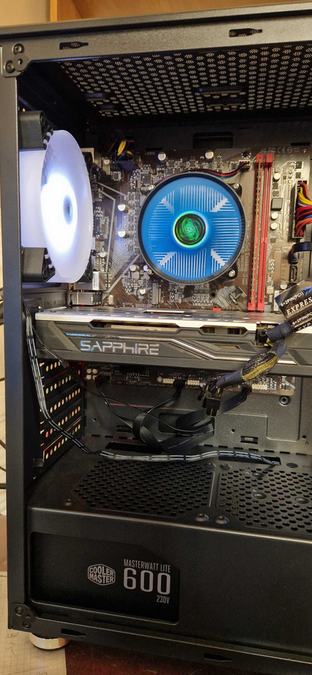 Настольный компьютер (Core i5 10400F, RX470 4Gb, DDR4 16Gb, Redmi 24