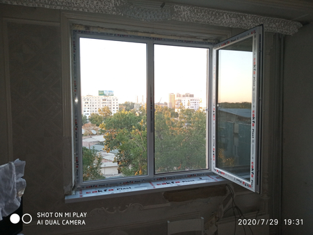 Akfa, alutex va Alta plast profillaridan rom va eshik yasab urnatamiz