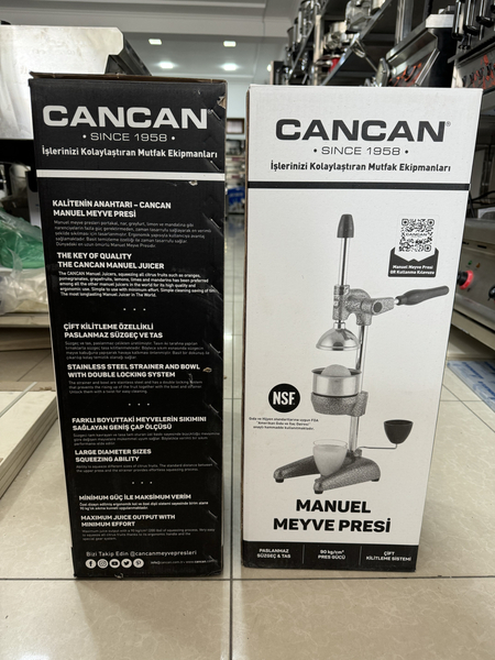 Cancan anor siqadigan aparad qoʻlda  sharbat chiqargich blinder