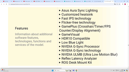 ASUS Rog Swift 360Hz PG259QNR