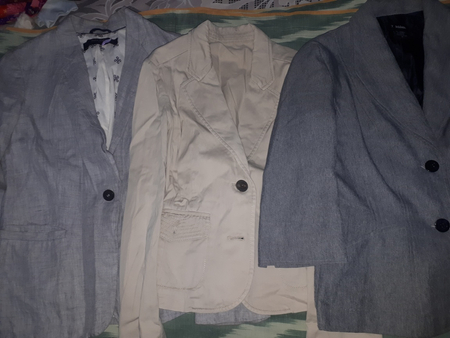 З фирменных пиджака, Mango, T.Milano, Zara