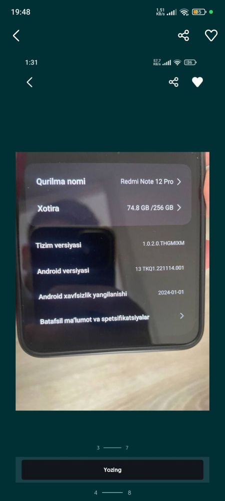 Redmi note 12 pro