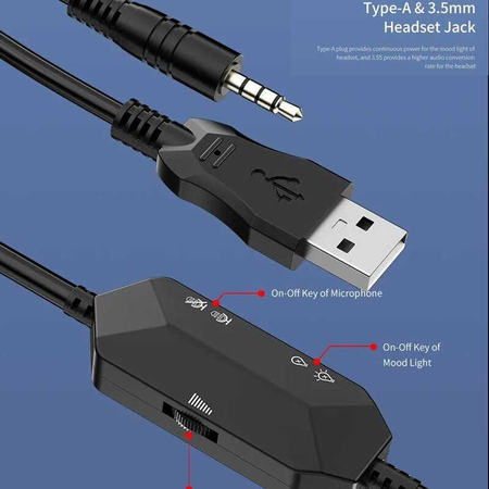 ДОСТАВКА! Наушники игровые с микрофоном и LED подсветкой AWEI ES-770i