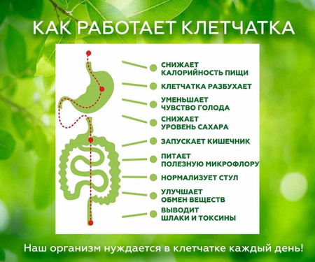 Клетчатка пшеничная, 260 гр, kletchatka, fiber