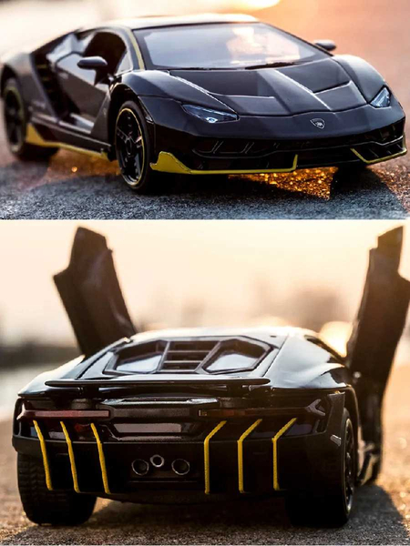 Металлическая машинка в коробке Lamborgini