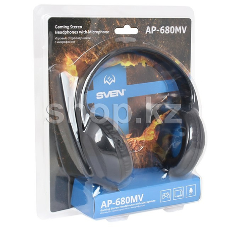 Игровые Наушники SVEN AP-680MV (40мм динамики,вес 195 грамм) Гарнитура