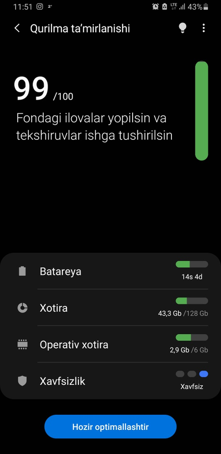 Samsung note 9 .