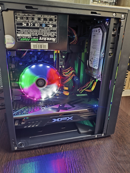 Biostar H310+G5420+16Gb+RX480 8Gb