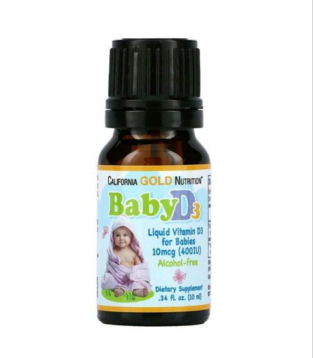 Baby D3 California Gold Nutrition Витамин Д3