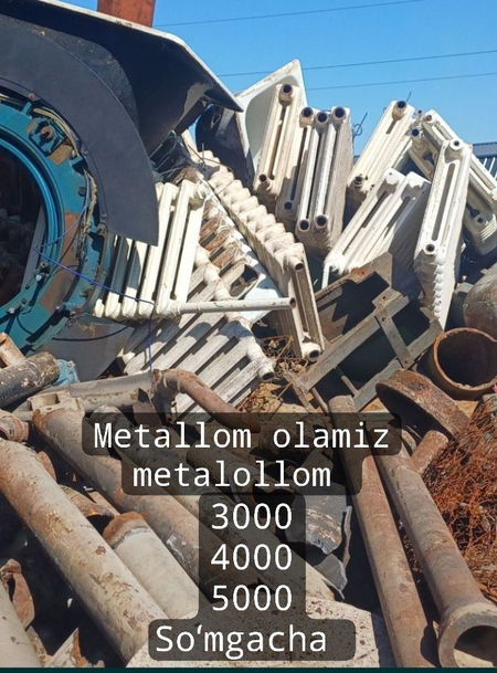 Metallom olamiz metalollom Toshkent boʻylab har xil turdagi metallarni
