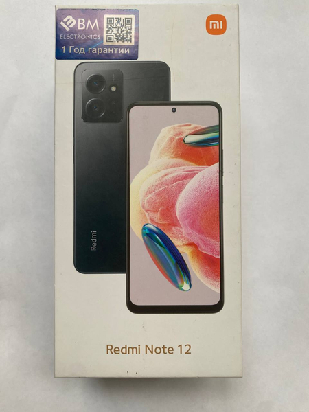 Продам в идеальном состоянии Redmi Note 12, с памятью 128 ГБ.