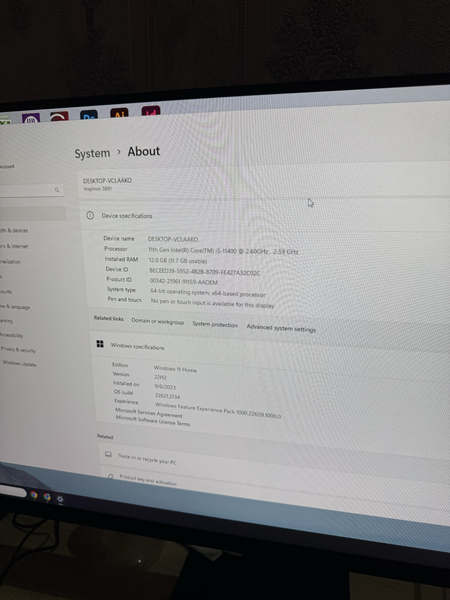 Продам минм ПК dell i 5 11th gen