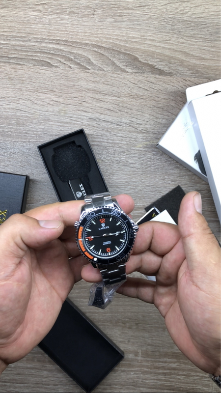 Round watch.