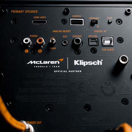 klipsch mclaren the fives