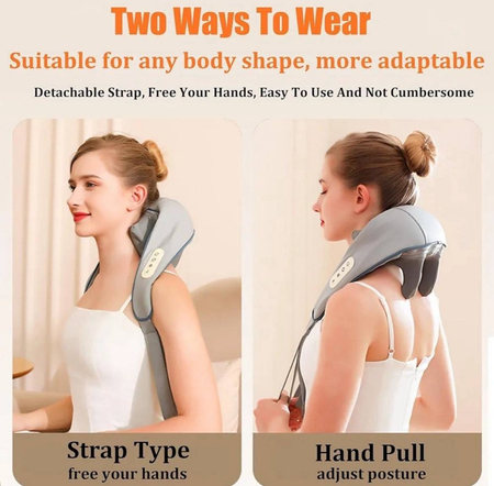 Массажëр роликовый  для шеи и спины Shoulder and neck massager