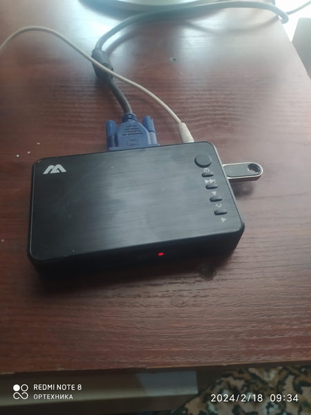 Media player Mini. HD 1080p VGA HDD 4 k