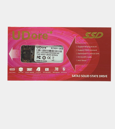 Жёсткий диск SSD M.2 UDore,128 GB