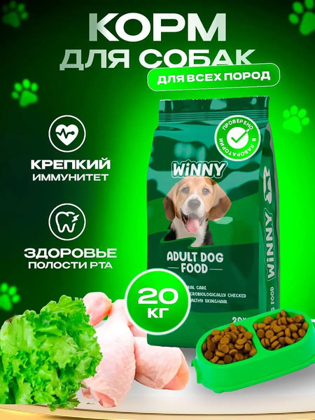 Сухой корм для кошек и собак
